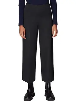 Whistles Katie Cropped Trousers - Navy