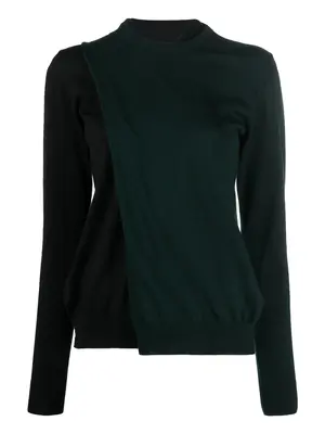 COLVILLE Colville Long-Sleeve Knitted Wool Top