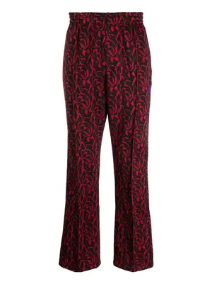 Needles Pintuck Graphic Trousers - Red