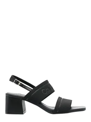 Calvin Klein 55mm Block Heel Sandals - Black