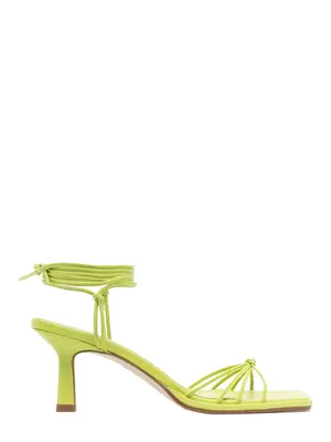 AeydĒ Strappy Mid-heel Sandals - Green