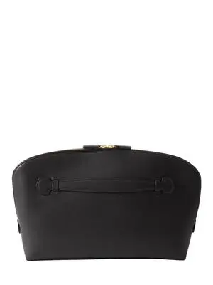 THE ROW Ellie Leather Clutch - Black