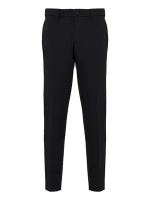 Prada Techno Stretch Trousers - Black