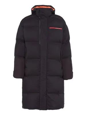 Prada Light Re-nylon Down Coat - Black