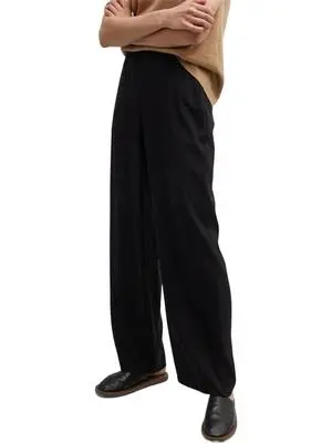 Lafayette 148 New York Perry Wide-leg Silk Pants - Black