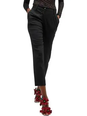 Dolce & Gabbana Fitted Trousers - Black