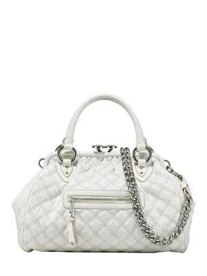 Marc Jacobs The Stam Small Shoulder Bag Cloud White