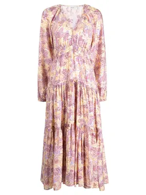 A.L.C. Iman Floral-print Dress - Pink