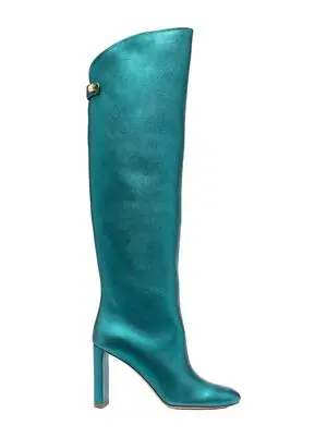 MAISON SKORPIOS Adriana 90mm Knee-high Boots - Blue