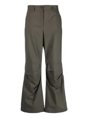 P.a.r.o.s.h Mid-rise Cotton Cargo Pants - Green