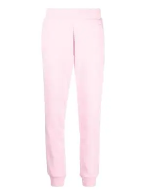 Adidas Embroidered-logo Detail Track Pants - Pink