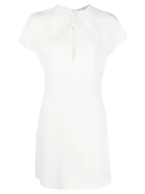 Stella McCartney Cut-out Minidress - Neutrals