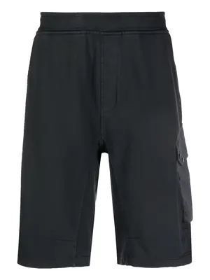 TEN C Side Flap-pocket Shorts - Black