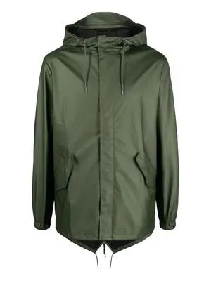 Rains Fishtail Hooded Raincoat - Green