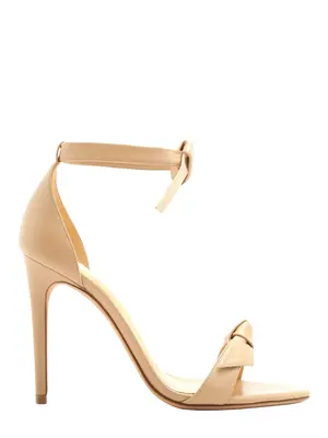 ALEXANDRE BIRMAN Clarita 100mm Knot-detail Sandals - Neutrals