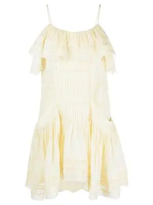 MARANT ETOILE Sleeveless Dress With Ruffle Detailing