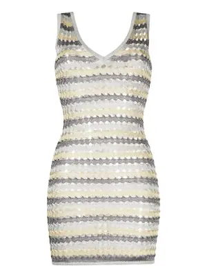 SOLID & STRIPED Solid & Striped Tricot-Knit Mini Dress