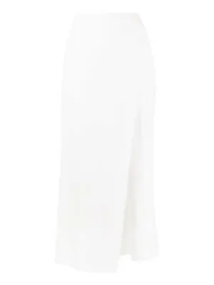 UNDERCOVERISM Fitted Waistline Long Skirt - White