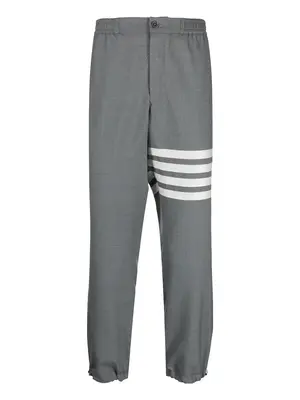 Thom Browne 4-Bar Elasticated Ankles Trousers 035 Medium Grey