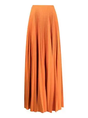 SOLACE LONDON Long Pleated Skirt