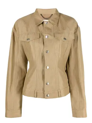 STELLA MCCARTNEY Stella McCartney Fitted-Waist Button-Up Jacket