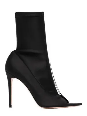 GIANVITO ROSSI Paneled Sock-style Ankle Boots - Black