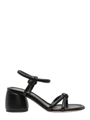 GIANVITO ROSSI Cassis 60mm Leather Sandals - Black