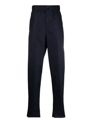 Giorgio Armani Elasticated-waist Trousers - Blue