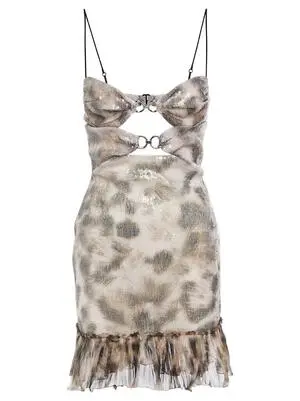 NENSI DOJAKA Sequin-embellished Minidress - Multicoloured
