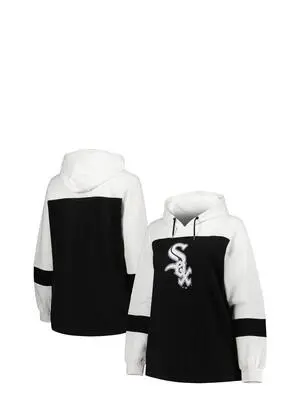 Profile Chicago White Sox Colorblock Pullover Hoodie - Black