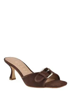 Guess GUESS Dista Slide Sandal Dark Brown