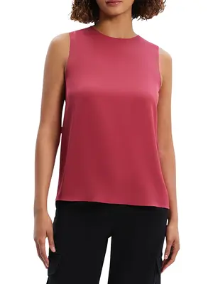 Theory Theory Silk Shell Top Dp Rose