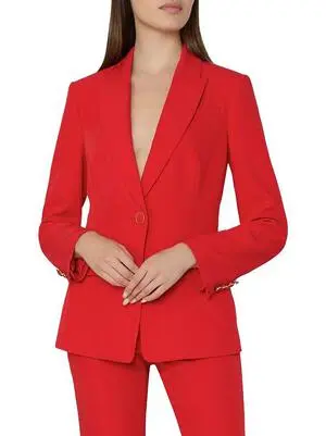 MILLY Milly Avery Cady Blazer Red