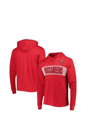 '47 47 Tampa Bay Buccaneers Field Franklin Hooded Long Sleeve T-shirt - Red