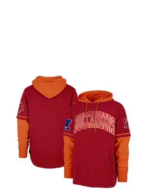 '47 Tampa Bay Buccaneers Shortstop Pullover Hoodie - Red