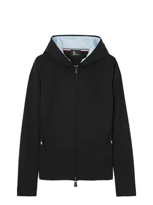 Moncler Embossed Jersey Hoodie - Black