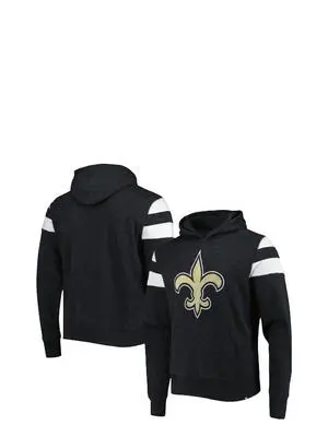 '47 47 Heathered New Orleans Saints Premier Nico Pullover Hoodie - Black