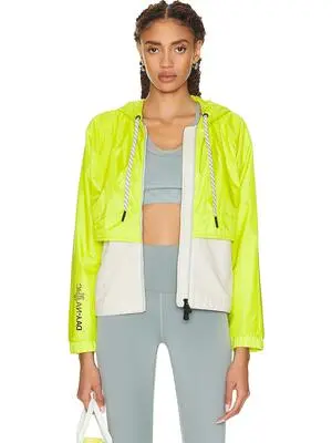 Moncler Day-namic Hooded Zip Up Jacket - White