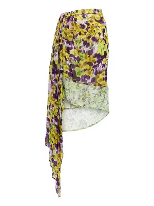 DRIES VAN NOTEN Dries Van Noten Printed Midi Skirt