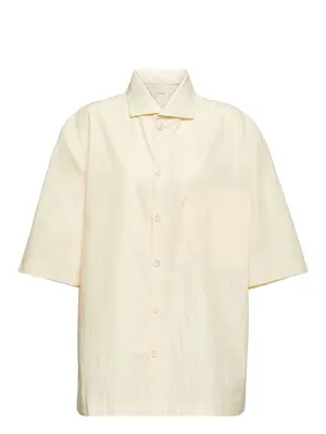 LEMAIRE Oversized Cotton Shirt - Neutrals