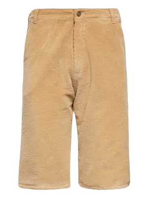 ERL Cotton Corduroy Shorts - Beige