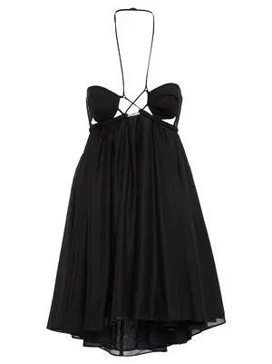 NENSI DOJAKA Cutout Mini Dress - Black