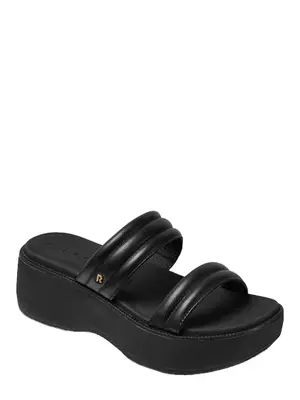 Reef Reef Lofty Lux Hi Platform Slide Sandal Black