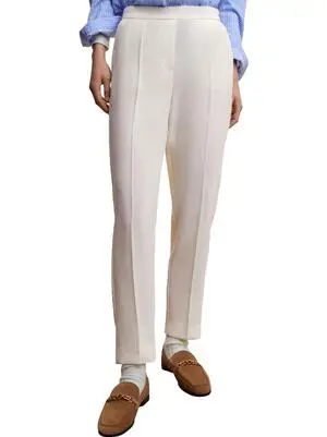 MANGO Flowy Straight-Leg Suit Trousers