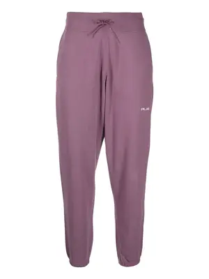 Rlx Ralph Lauren Embroidered Logo Track Pants - Purple