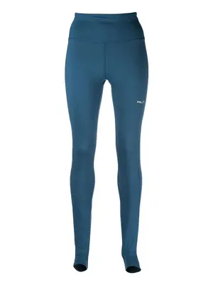 Rlx Ralph Lauren High-waisted Performance Leggings - Blue