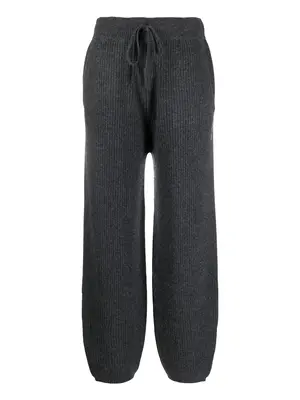 Rlx Ralph Lauren Recycled Cashmere Knitted Track Pants - Grey