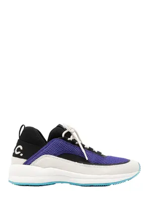 A.p.c. Colour-block Low-top Sneakers - Blue