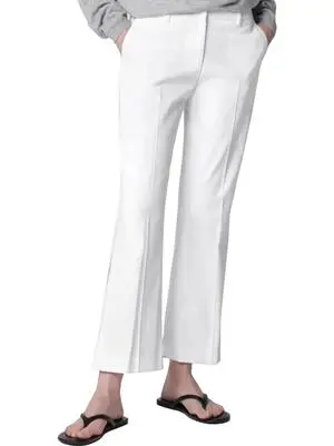 PT TORINO Mid-rise Flared Trousers - White