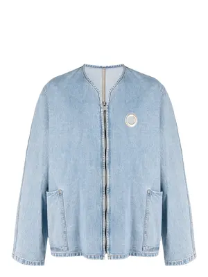 CRAIG GREEN Zip-up Denim Jacket - Blue